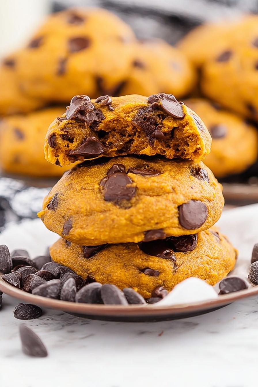 Pumpkin Choc Chip Cookies | Delicious Recipes