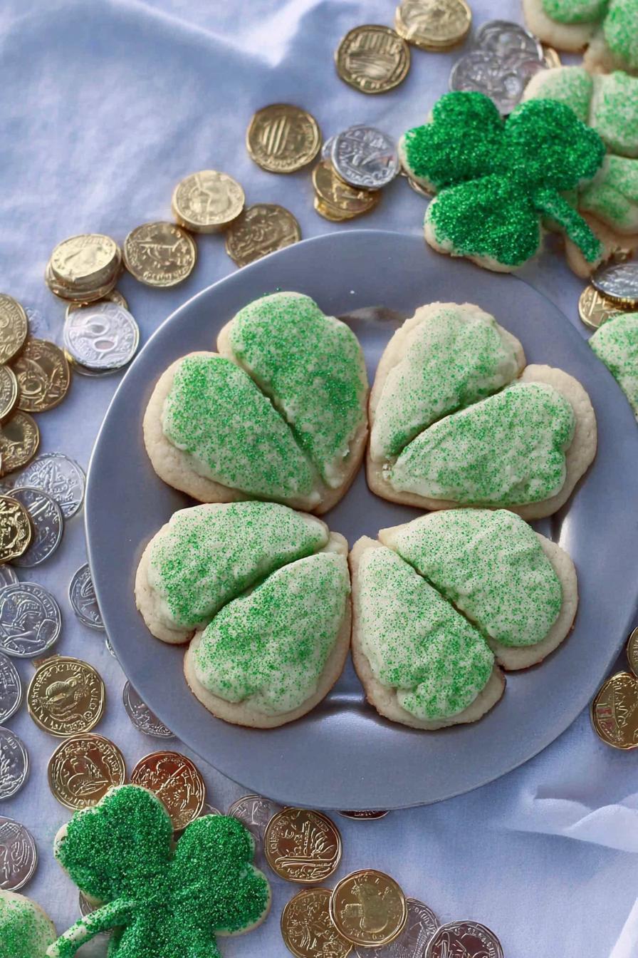 St Patrick Clover Cookies | Delicious Recipes
